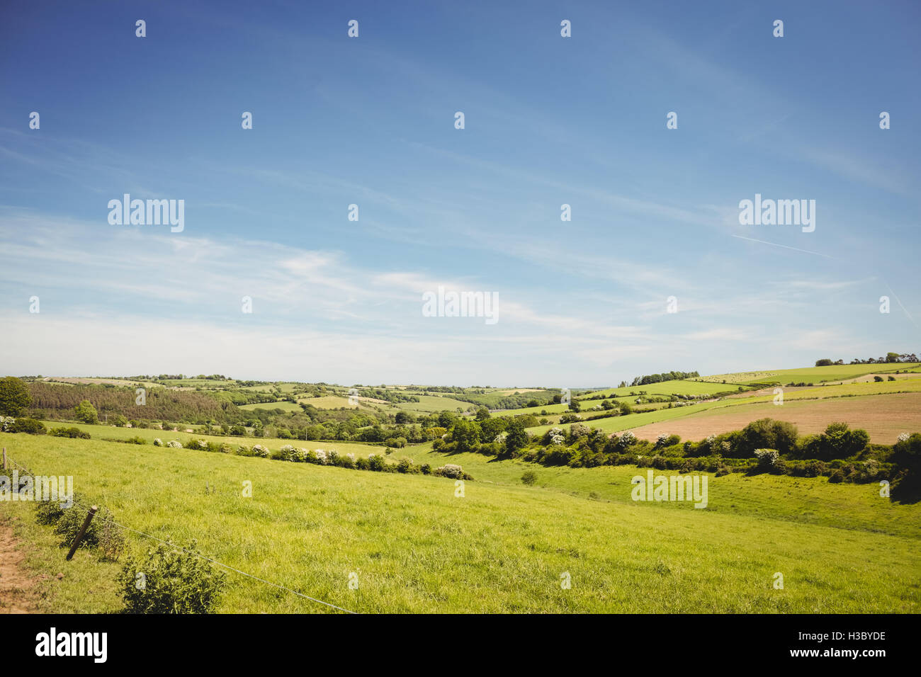 Beautiful farm view hi-res stock photography and images - Alamy