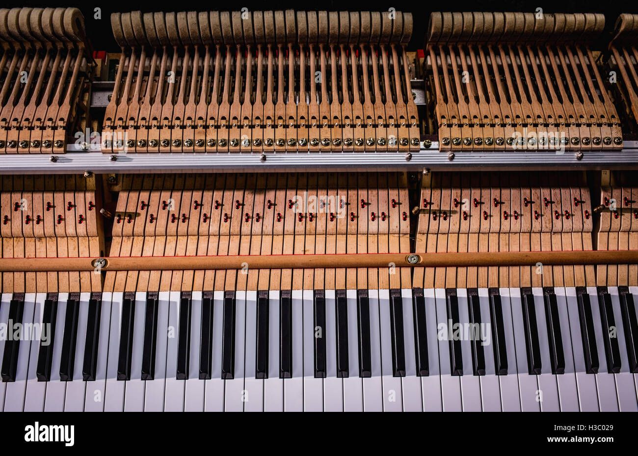 Acoustic piano keyboard close hi-res stock photography and images - Alamy