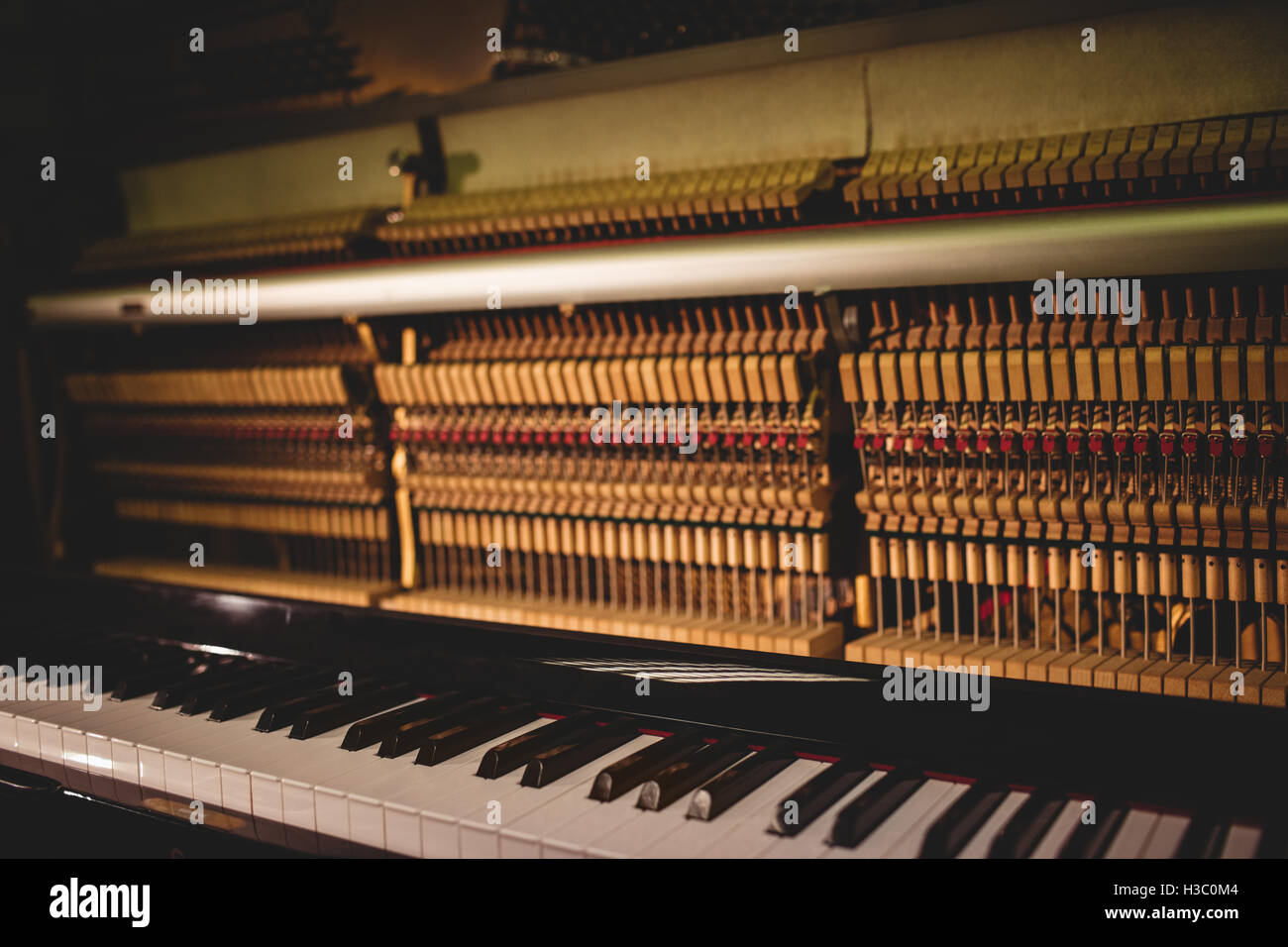 Old piano keyboard Stock Photo - Alamy