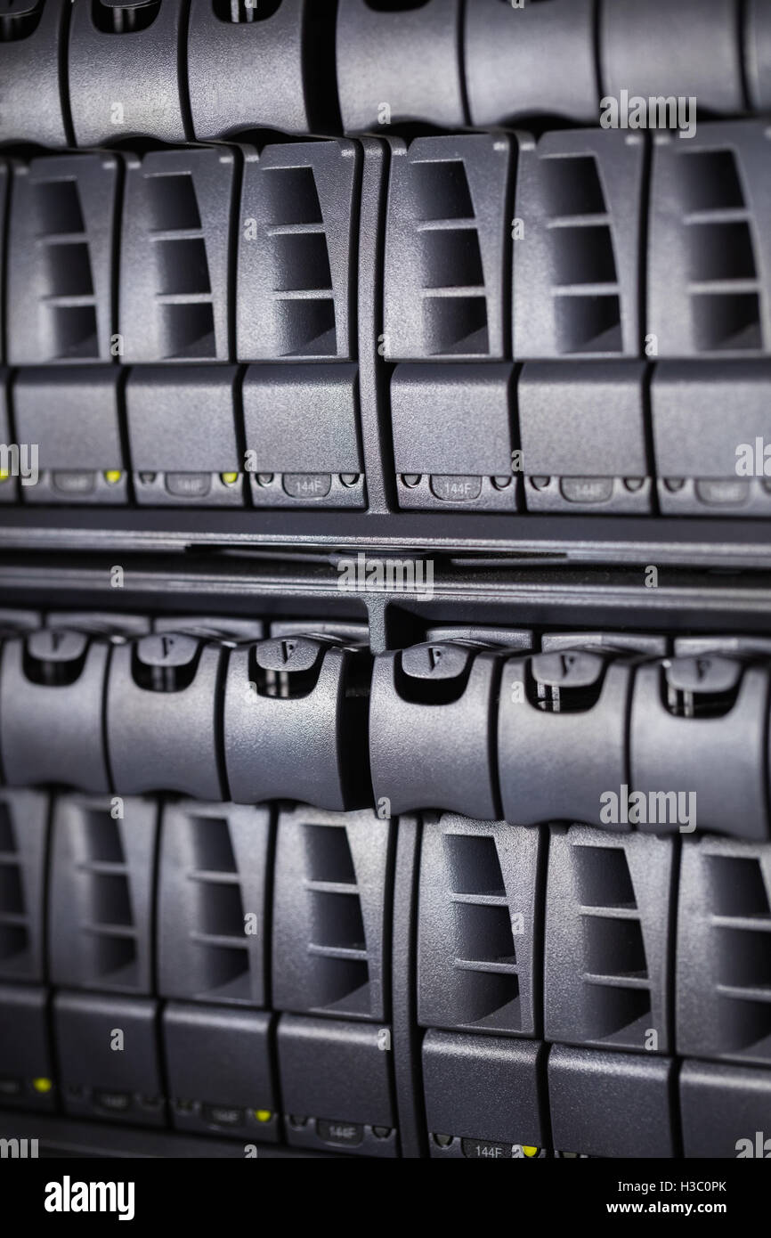 Towers in server room Stock Photo - Alamy
