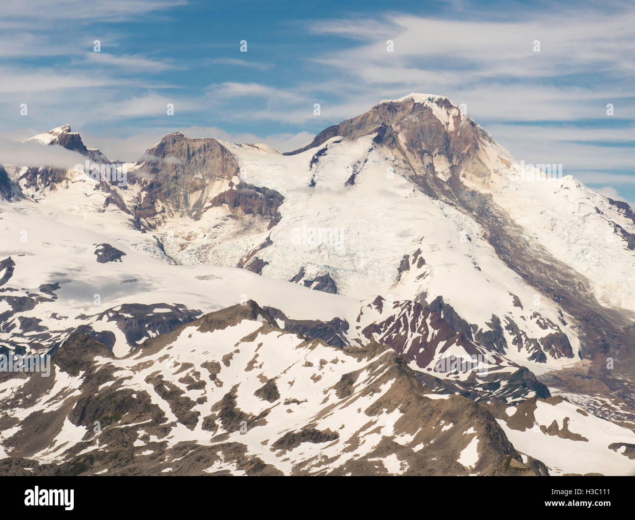 Aerial view iliamna volcano lake hi-res stock photography and images ...