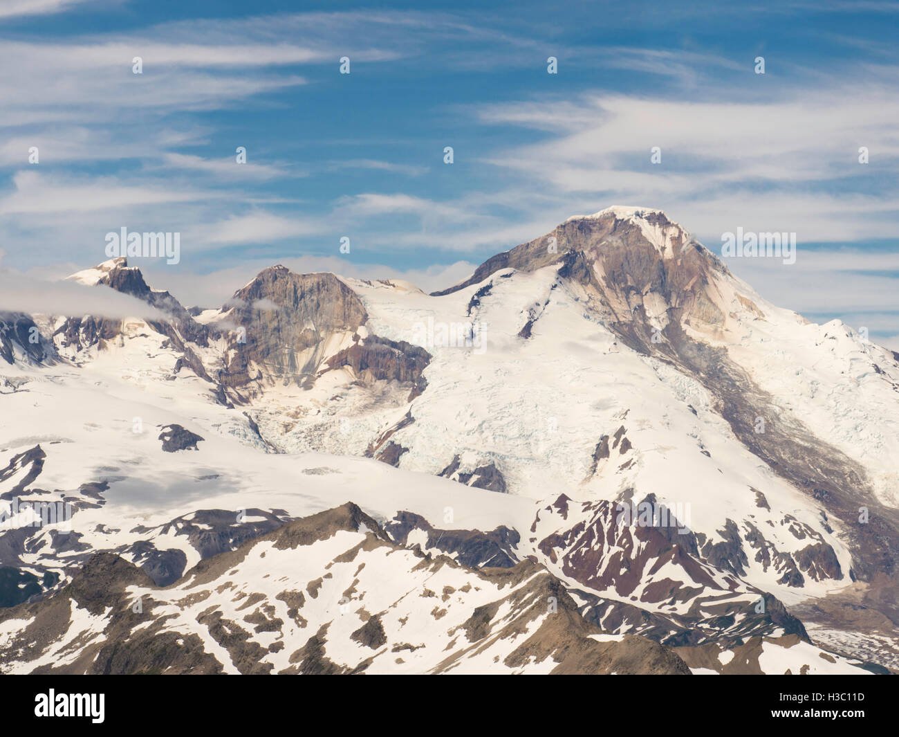 Aerial view iliamna volcano lake hi-res stock photography and images ...