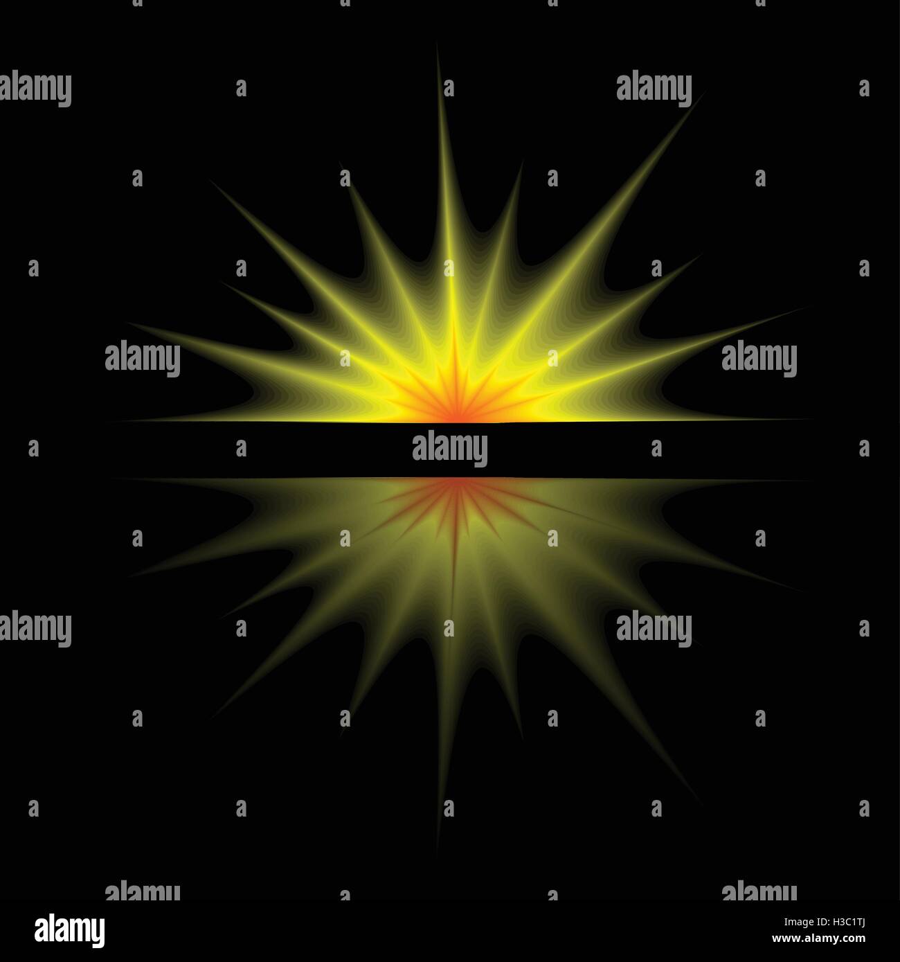 Golden background sparkling stars Stock Vector Images - Alamy