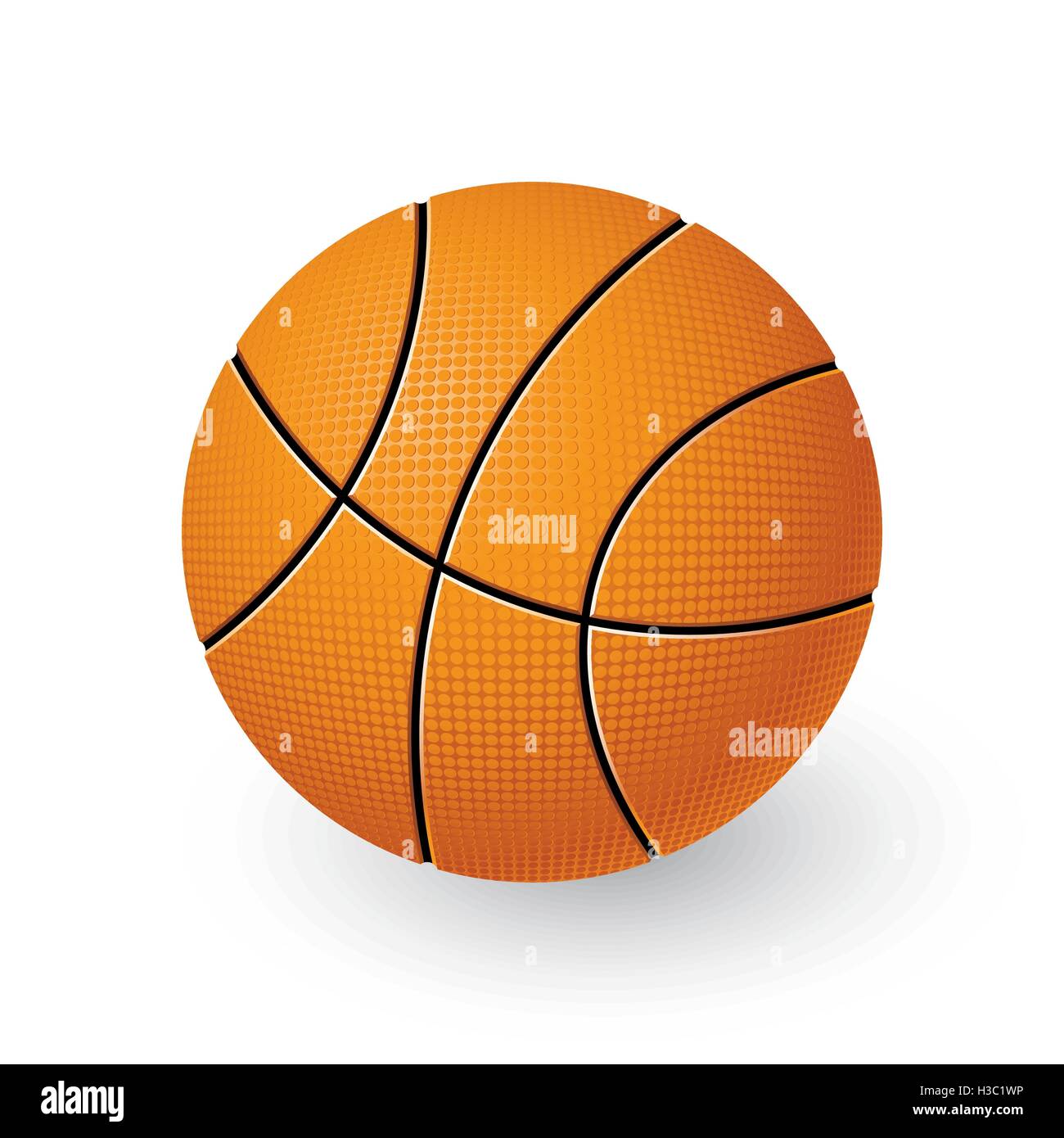 An isolated basketball Stock Vector Image & Art - Alamy