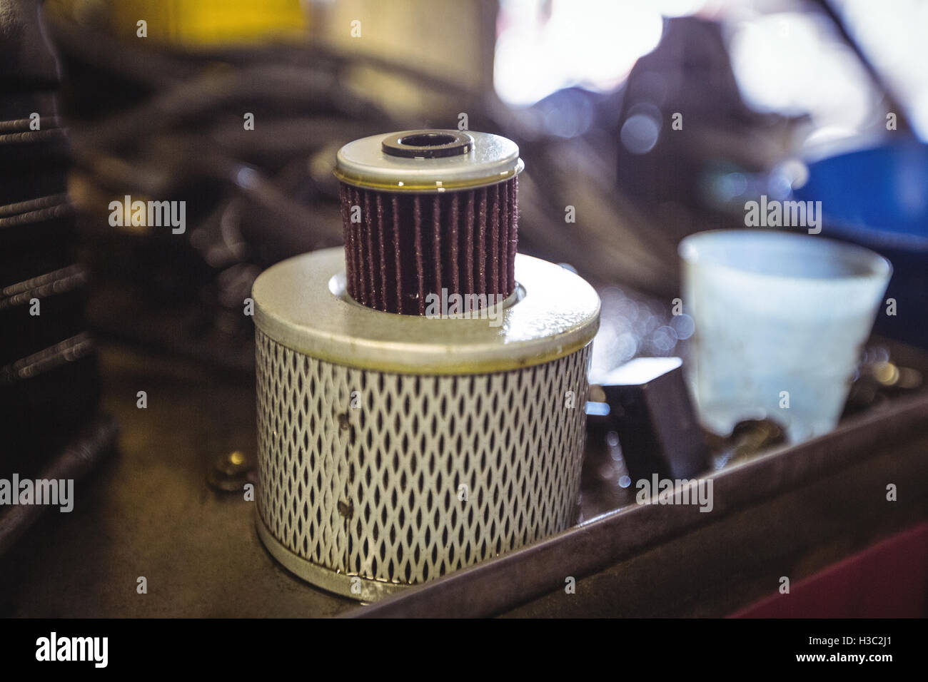 Oil filters hi-res stock photography and images - Alamy