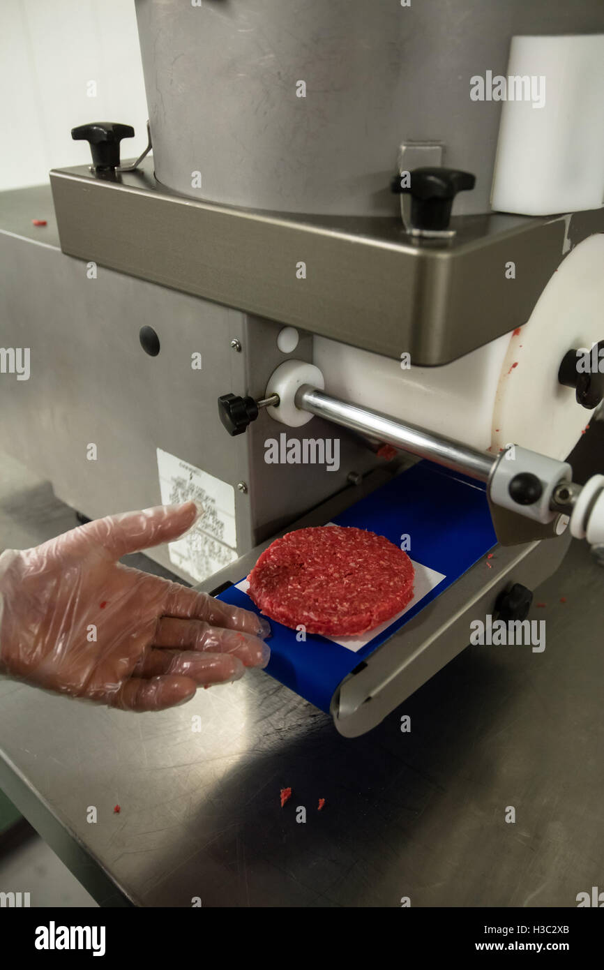 Burger preparation machine hi-res stock photography and images - Alamy
