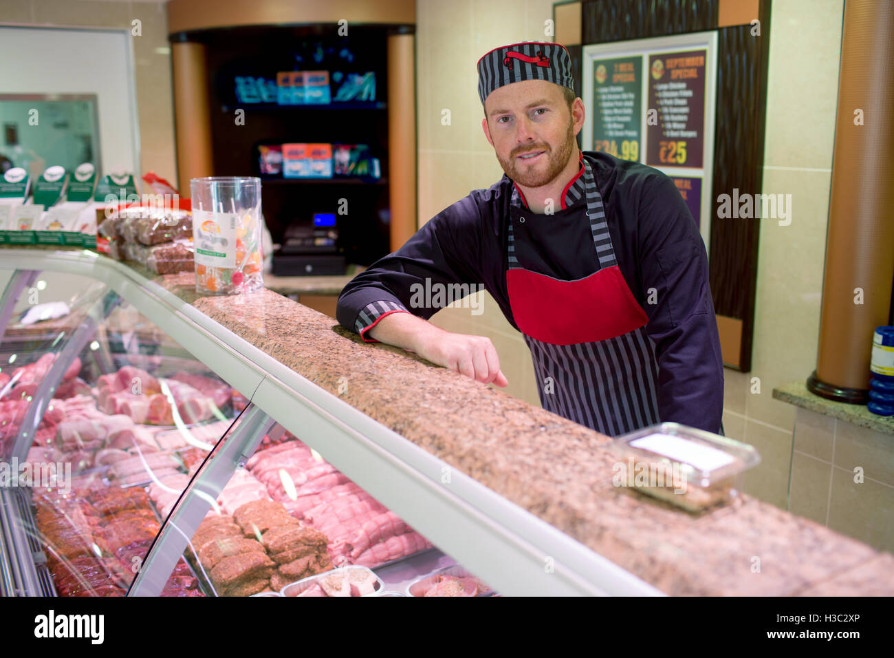 Butchers uniform hi-res stock photography and images - Alamy