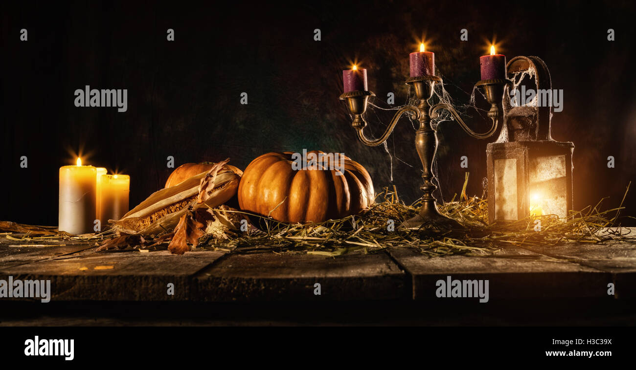 Spooky halloween still life on hi-res stock photography and images - Alamy