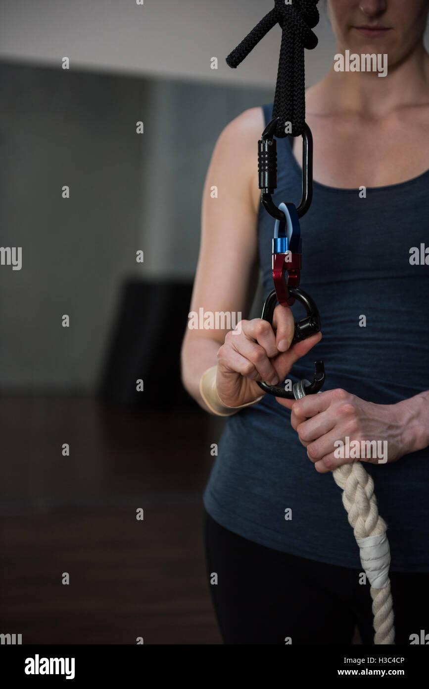 Rope acrobatics hi-res stock photography and images - Alamy