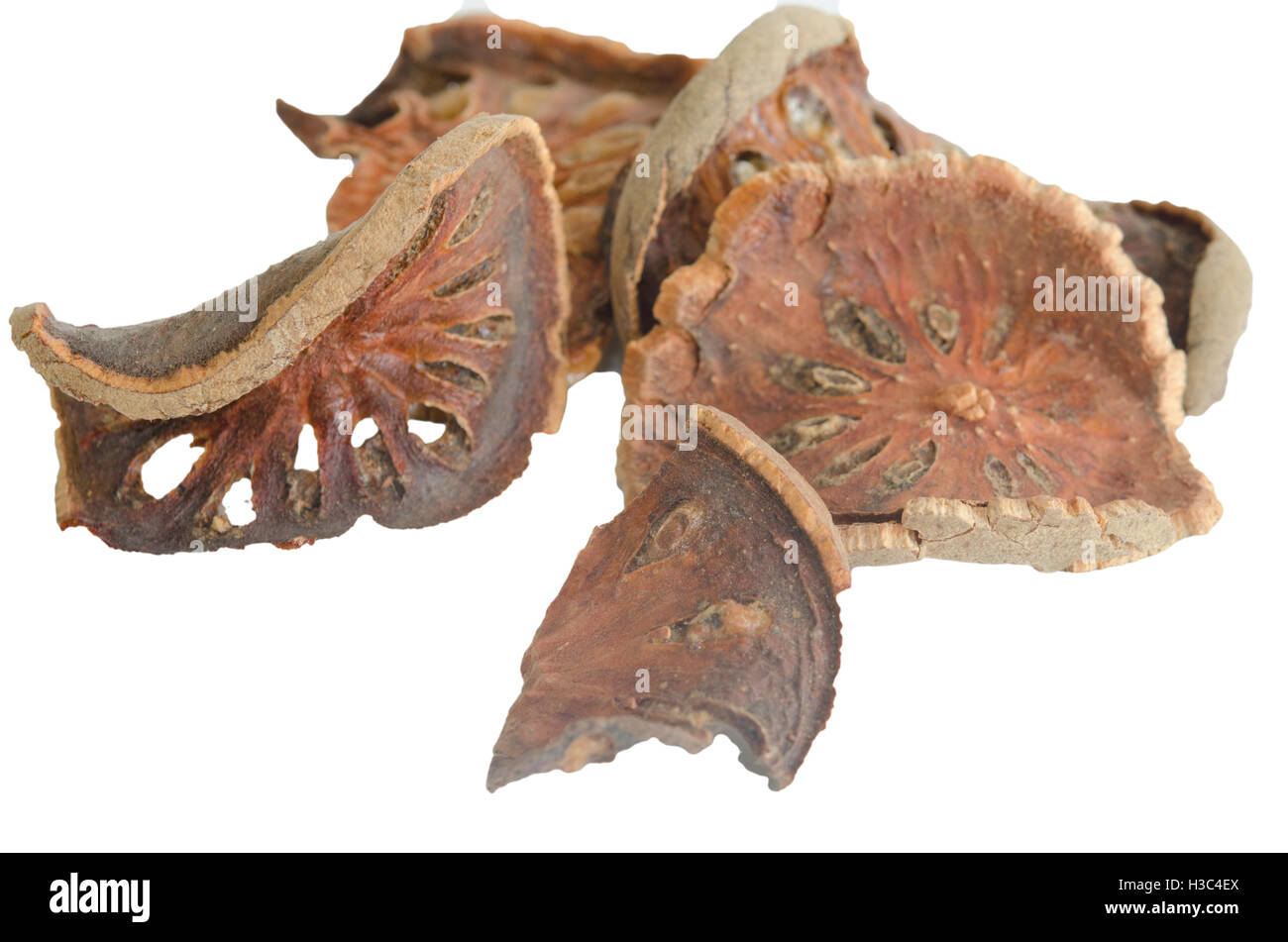 Bael fruit isolated on the white Stock Photo - Alamy