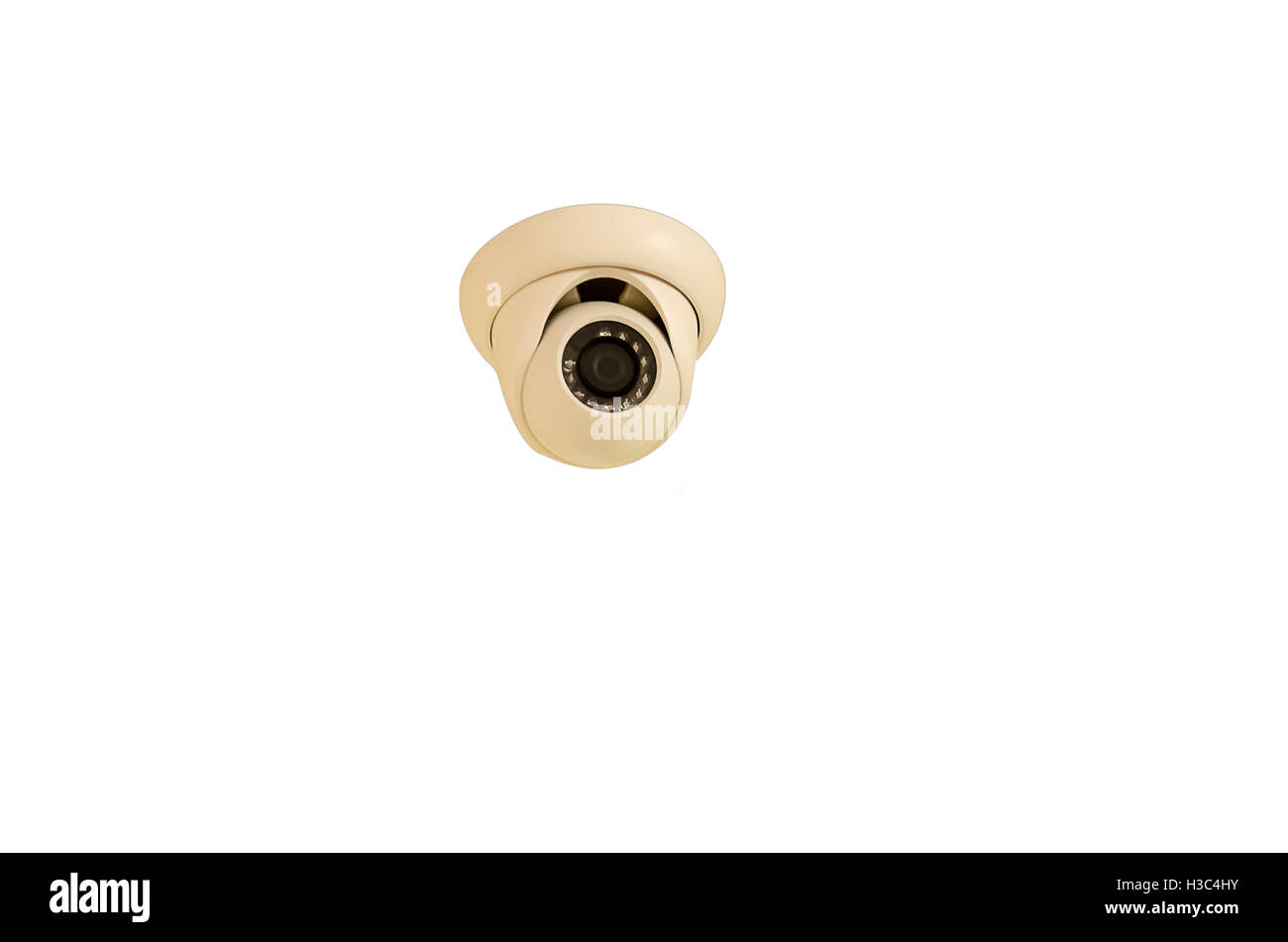 security camera on white background. Isolated Stock Photo - Alamy