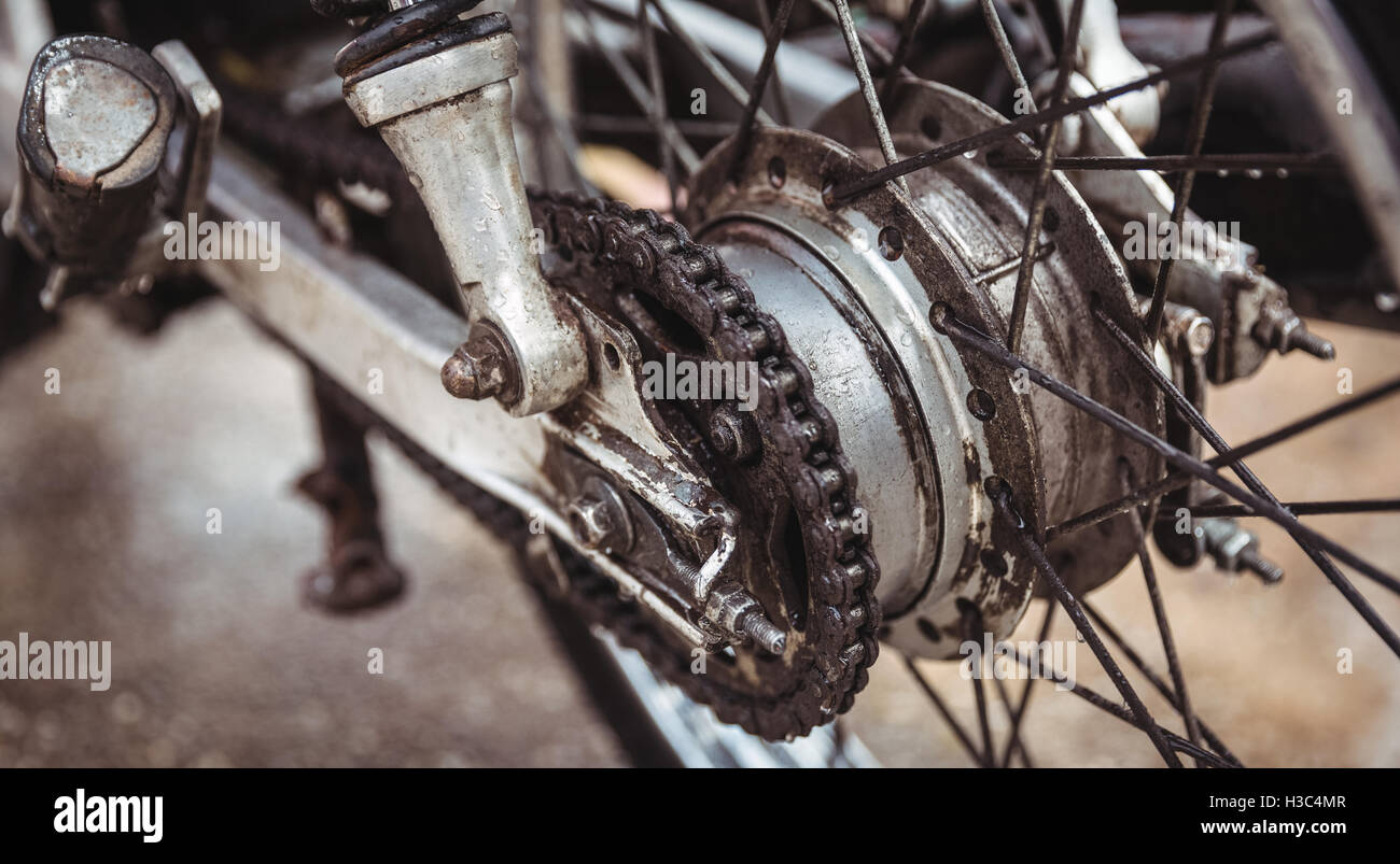 Chain of motorcycle Stock Photo - Alamy