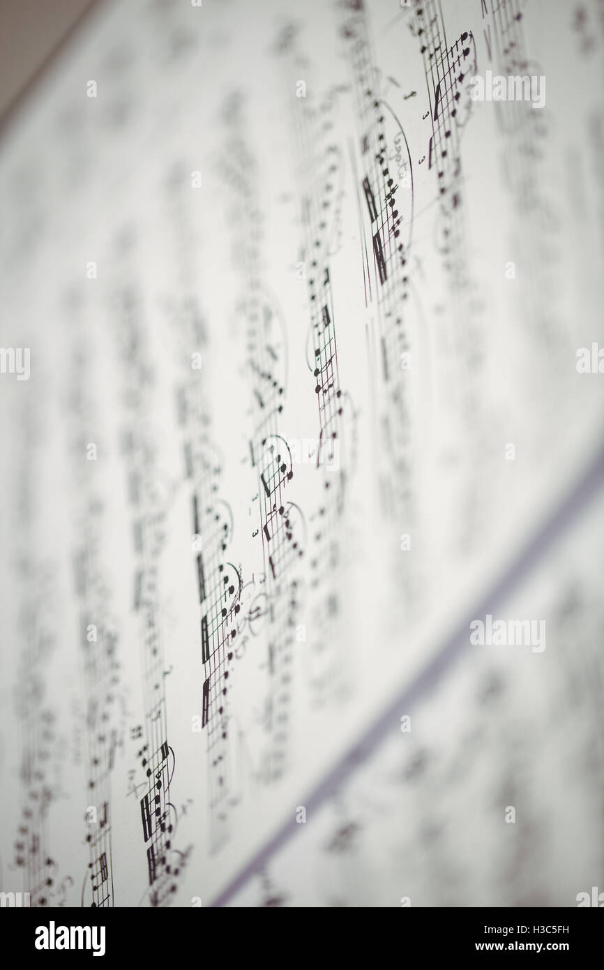 Up sheet music hi-res stock photography and images - Alamy