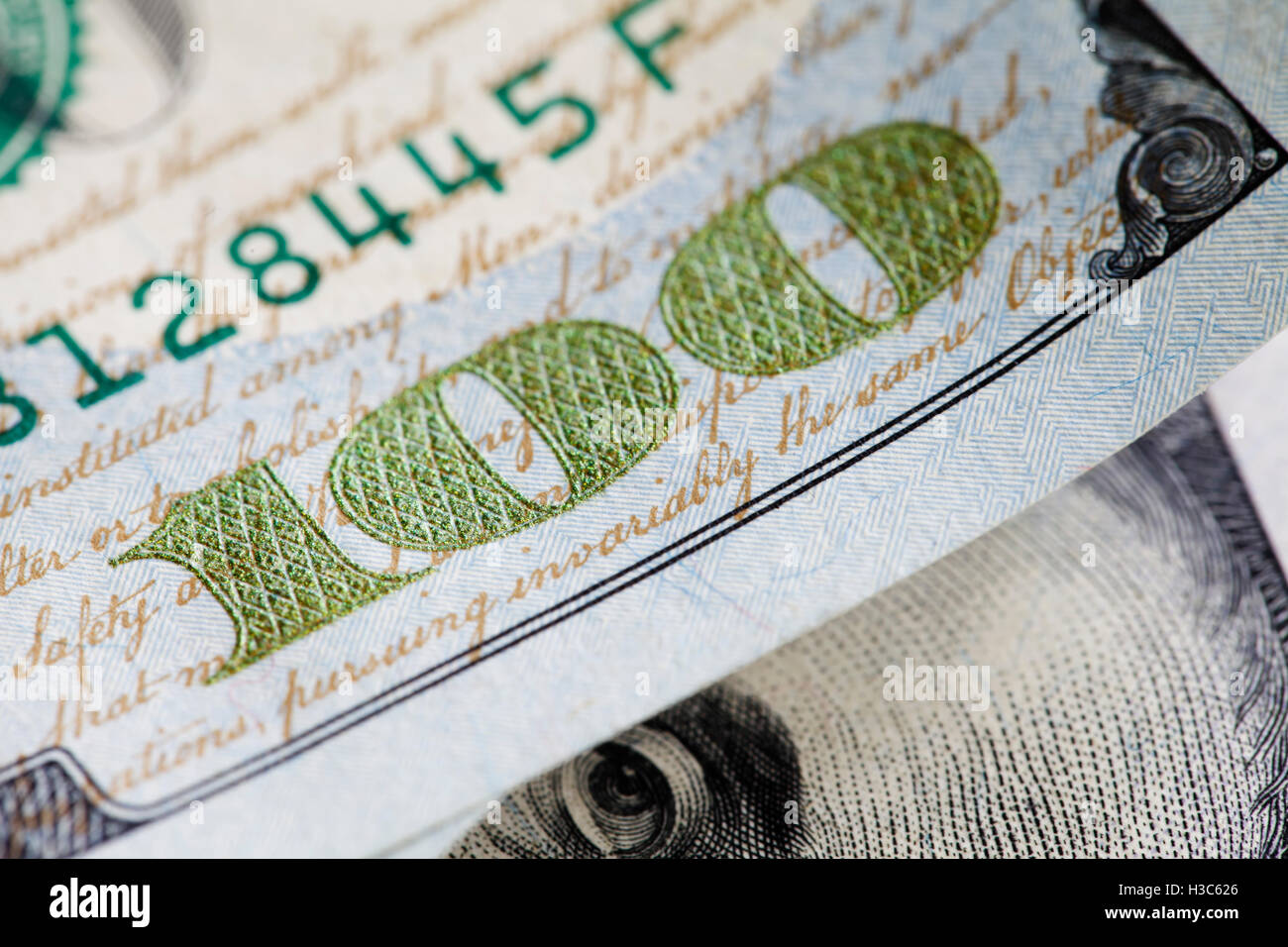 100 dollar bill many hi-res stock photography and images - Alamy
