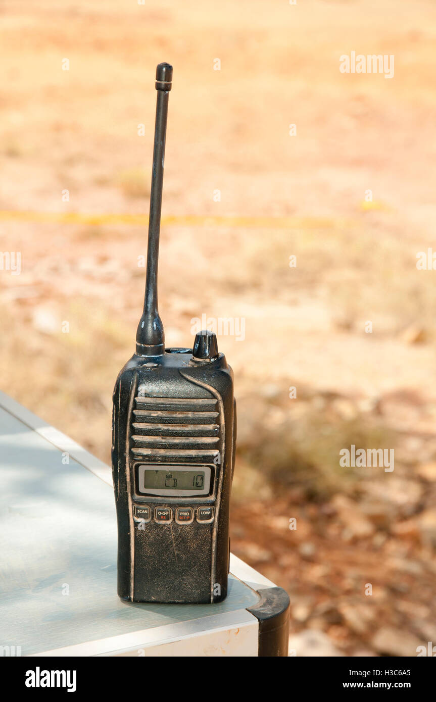 Two 2 way radio hi-res stock photography and images - Alamy