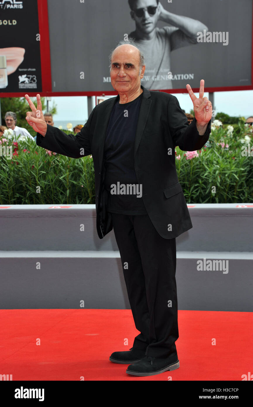 Amir Naderi attending the premiere of 'Monte' at the Sala Grande ...