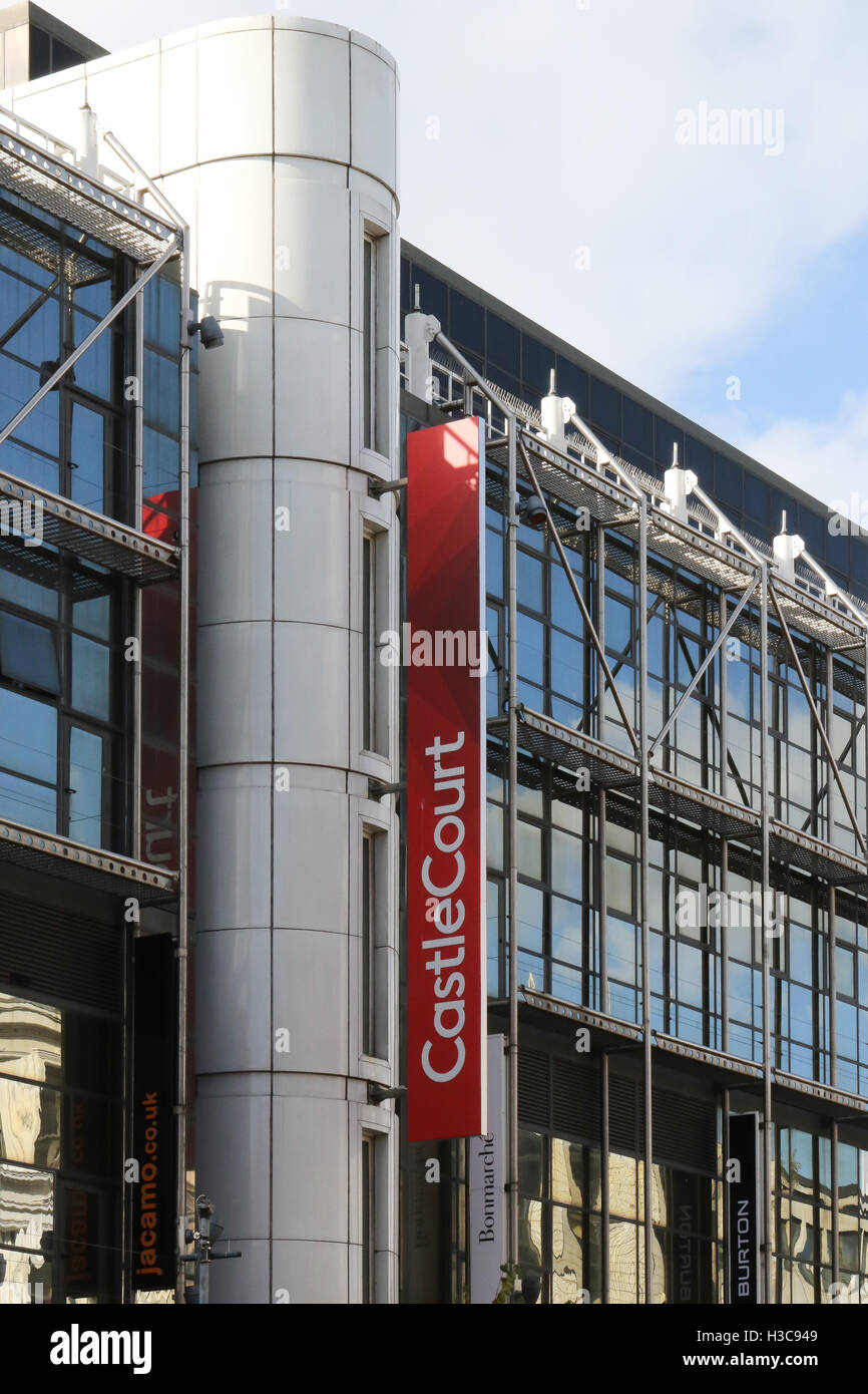 The CastleCourt Shopping Centre in Belfast, Northern Ireland Stock ...
