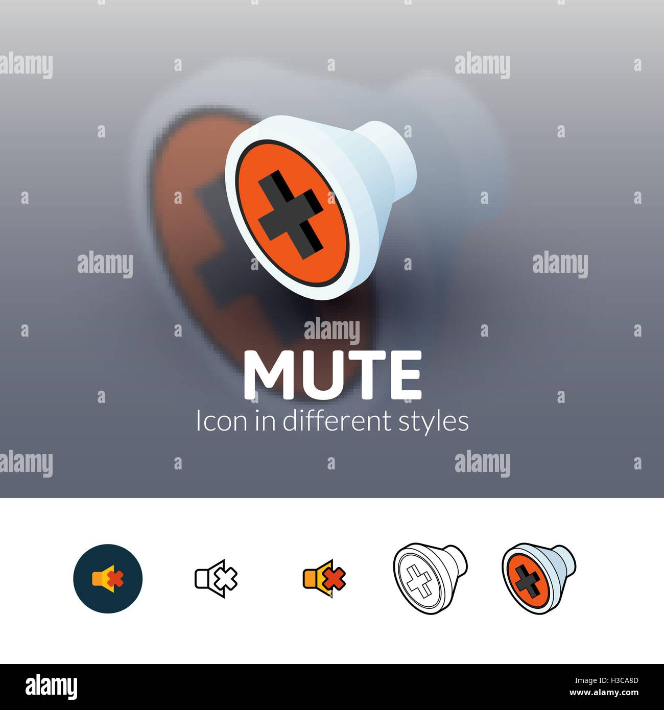 Muffled sound Stock Vector Images - Alamy