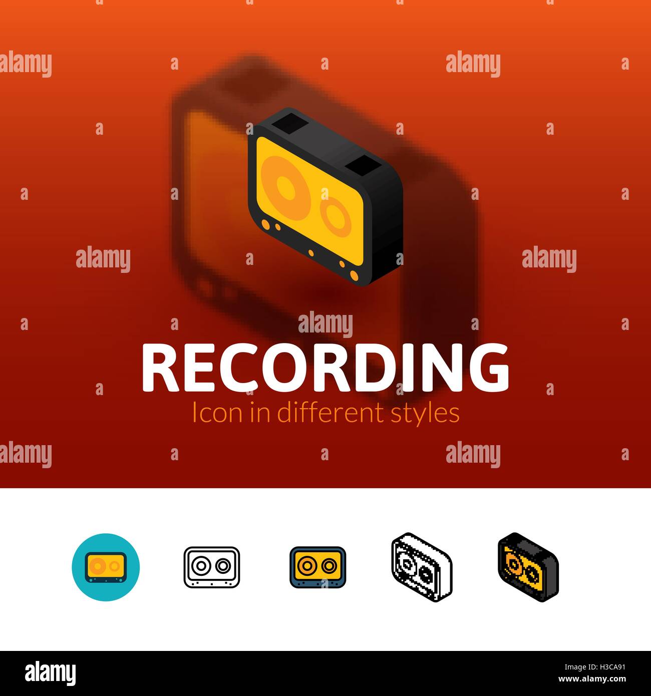 Album recording Stock Vector Images - Alamy