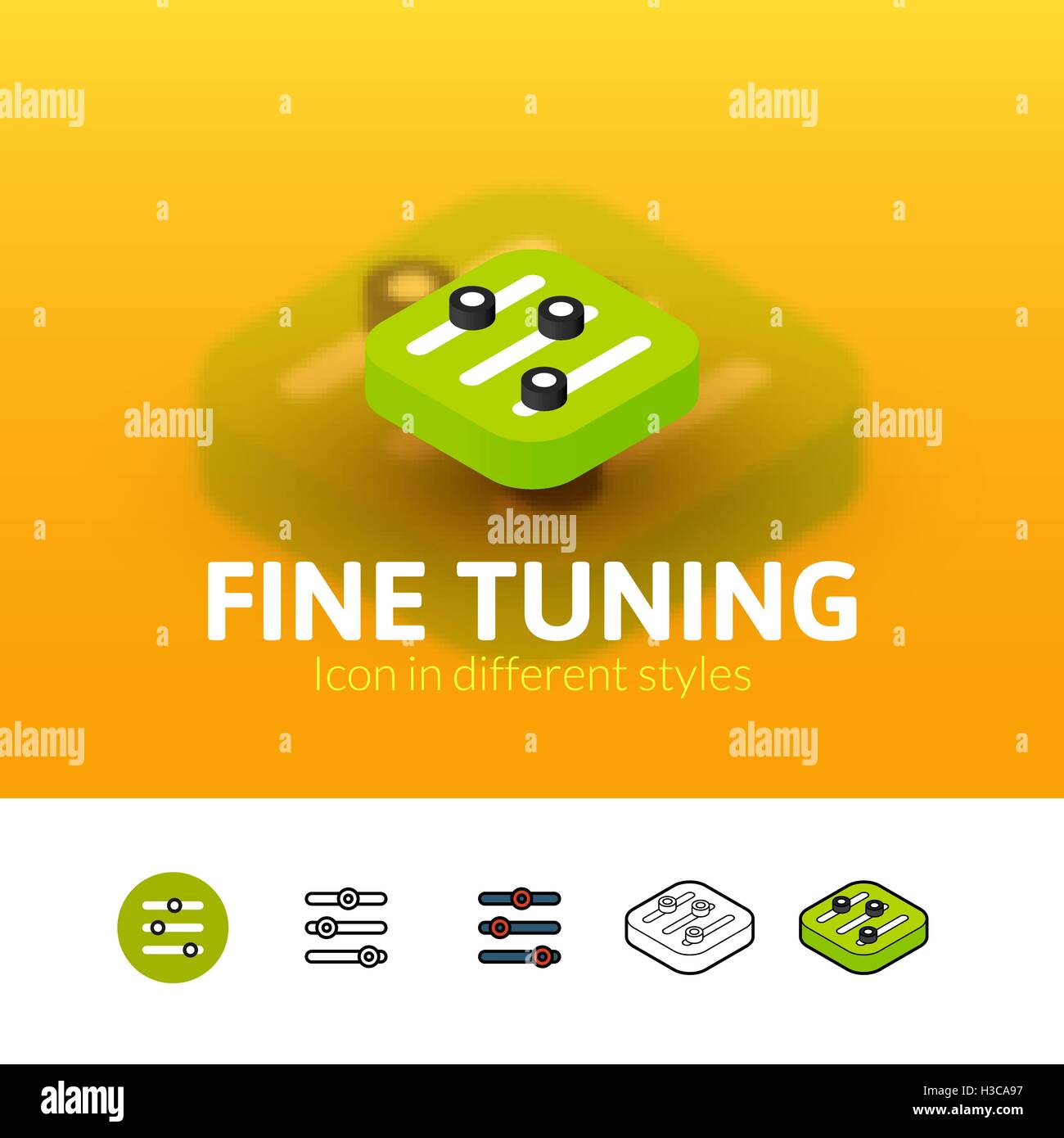 Tuning knob Stock Vector Images - Alamy