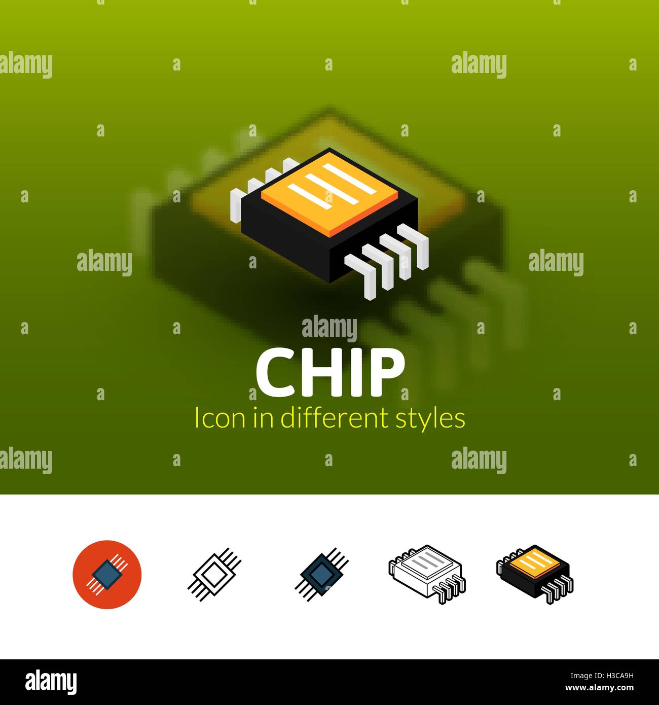 Chip technology Stock Vector Images - Alamy