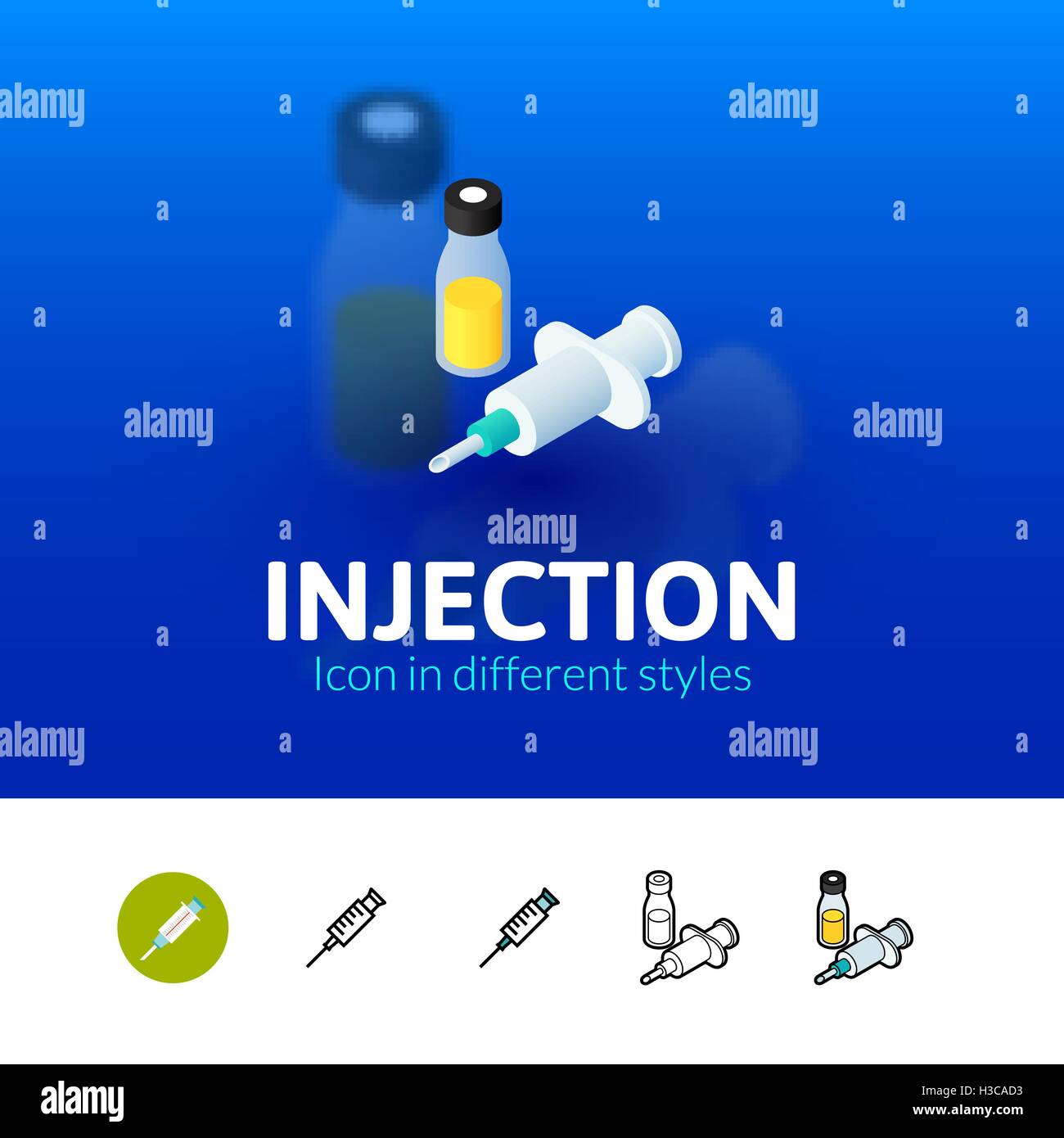 Drug injection color line hi-res stock photography and images - Alamy