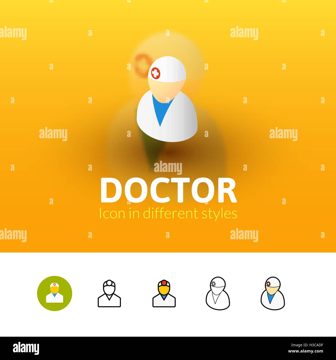 General practitioner doctor in Stock Vector Images - Alamy