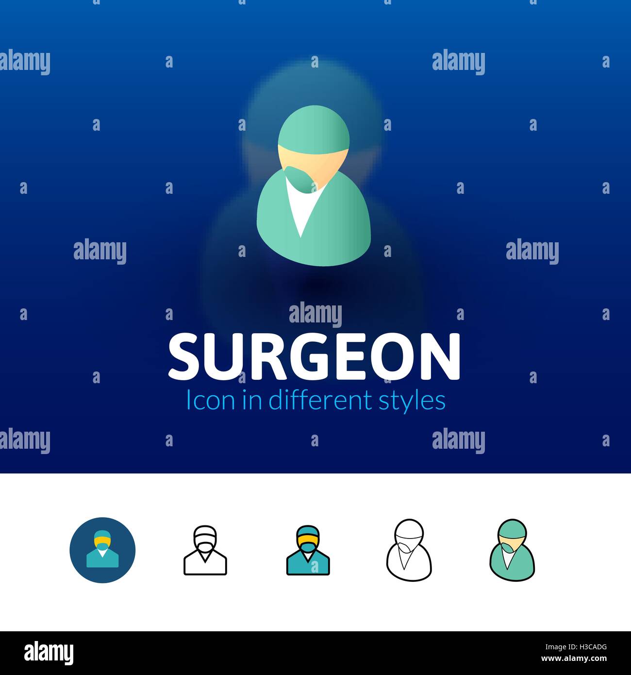 3d medical people illustration surgeon Stock Vector Images - Alamy