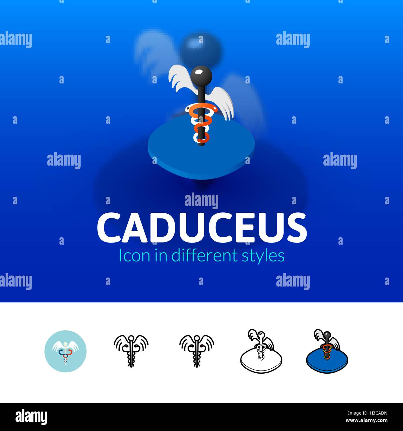 Caduceus icon hi-res stock photography and images - Alamy