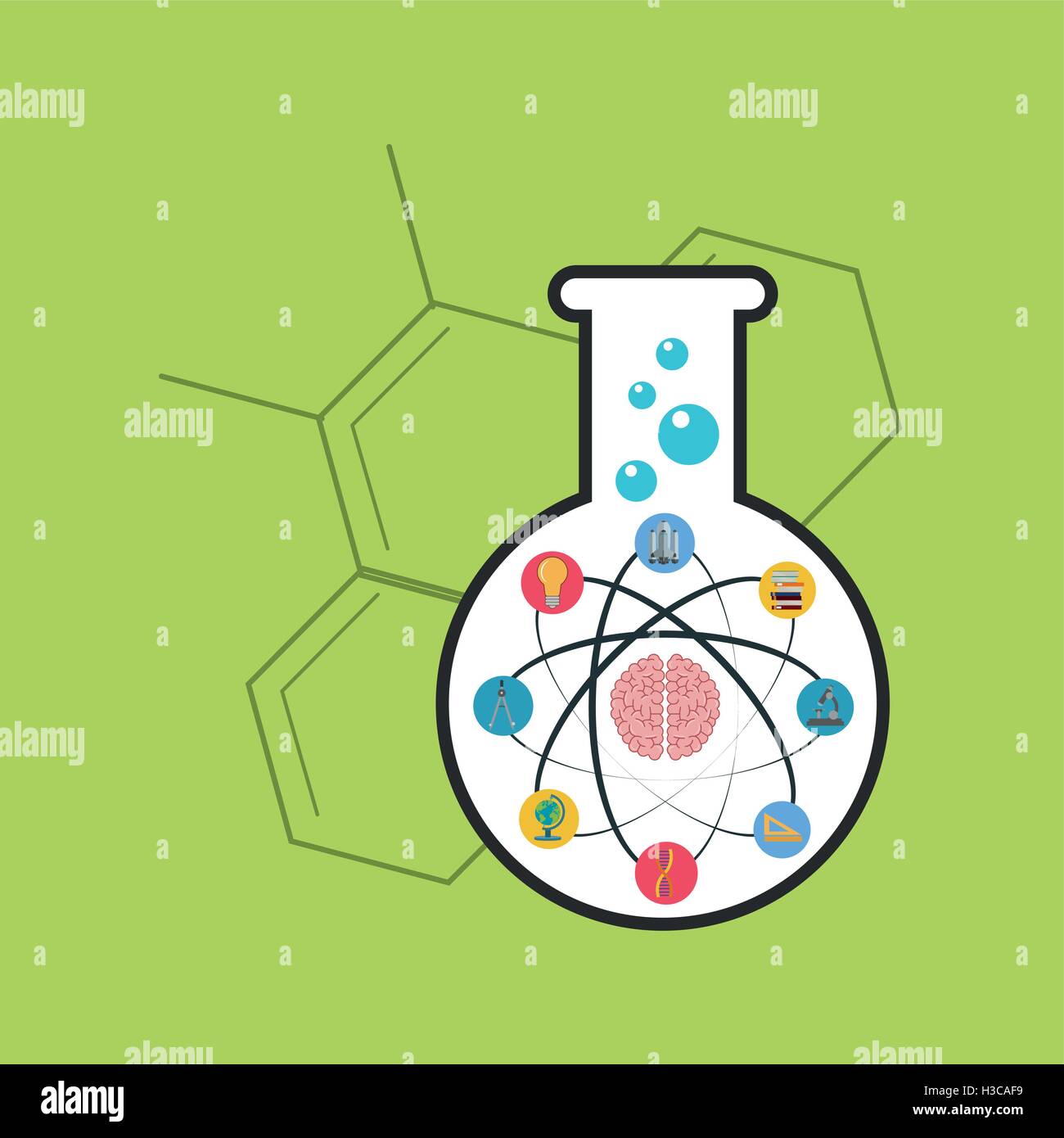 science related icons image Stock Vector Image & Art - Alamy