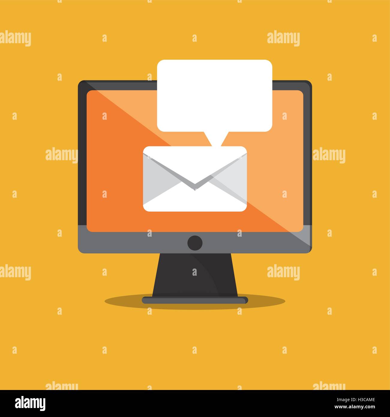 digital messaging related icons image Stock Vector Image & Art - Alamy