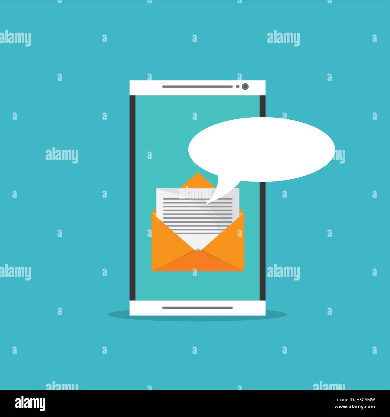 digital messaging related icons image Stock Vector Image & Art - Alamy