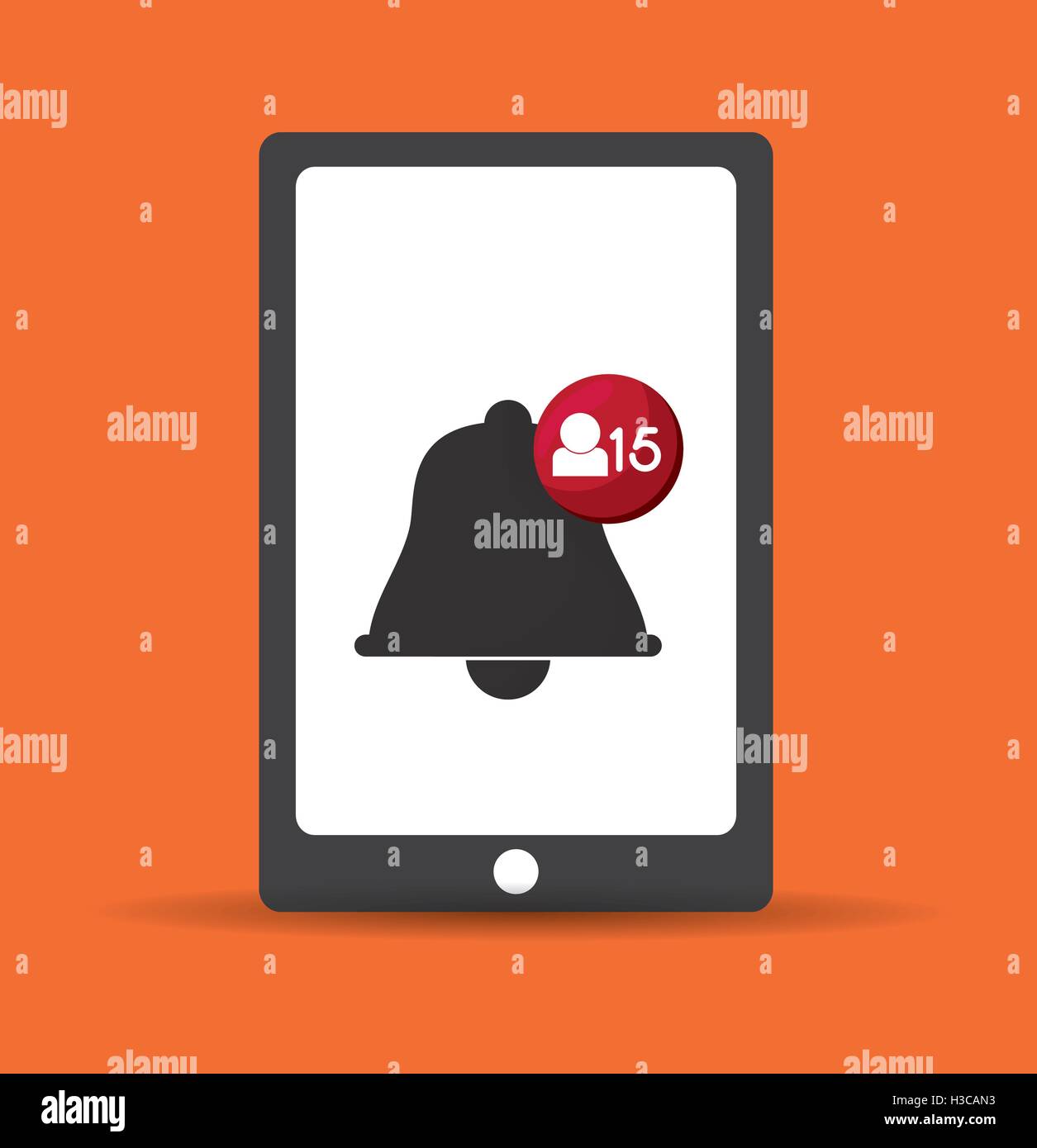notification icon in communication related image Stock Vector Image ...