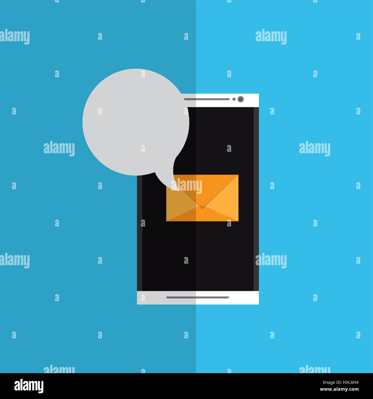 digital messaging related icons image Stock Vector Image & Art - Alamy