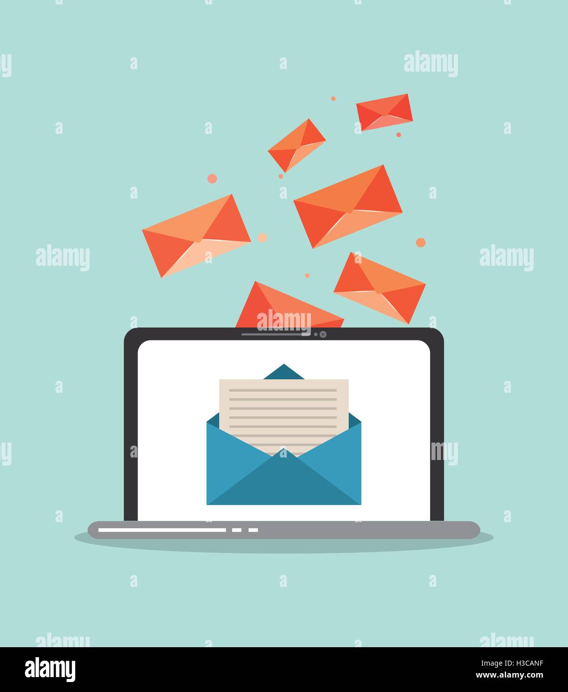 digital messaging related icons image Stock Vector Image & Art - Alamy