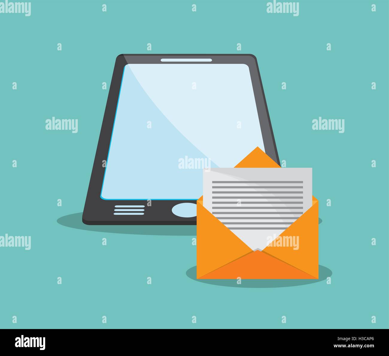 digital messaging related icons image Stock Vector Image & Art - Alamy