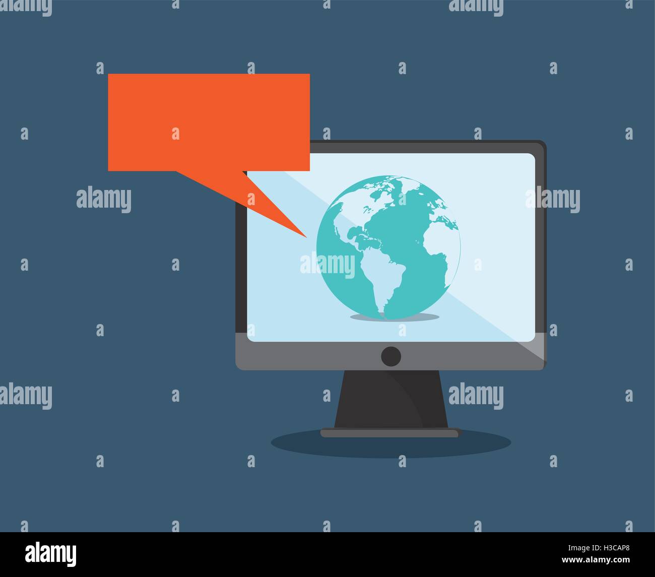 digital messaging related icons image Stock Vector Image & Art - Alamy