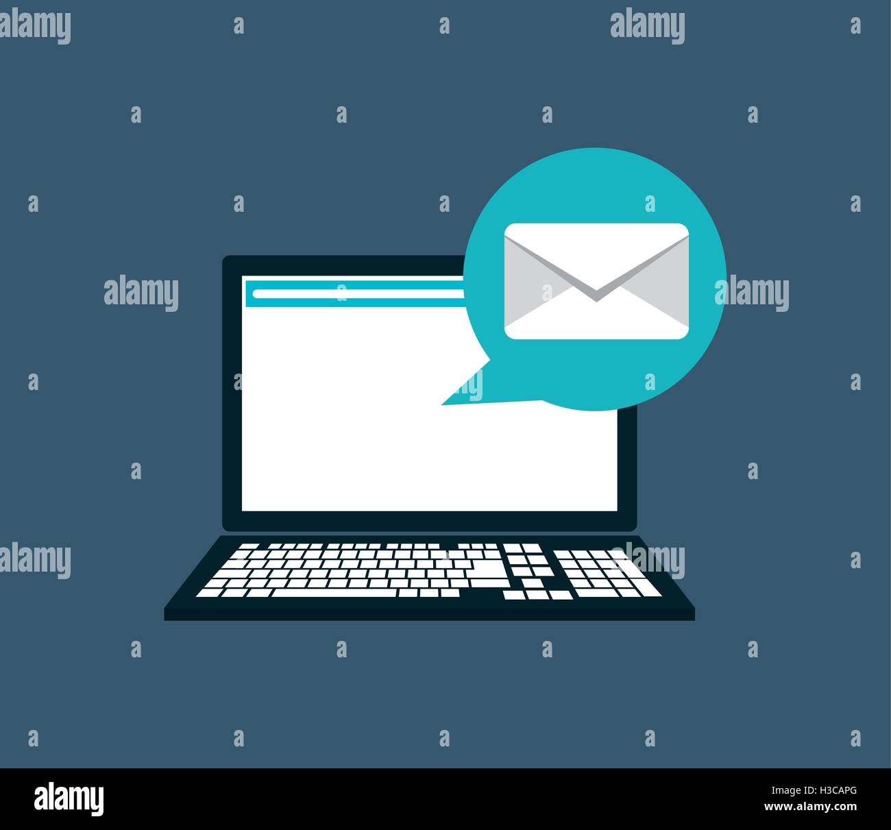 digital messaging related icons image Stock Vector Image & Art - Alamy