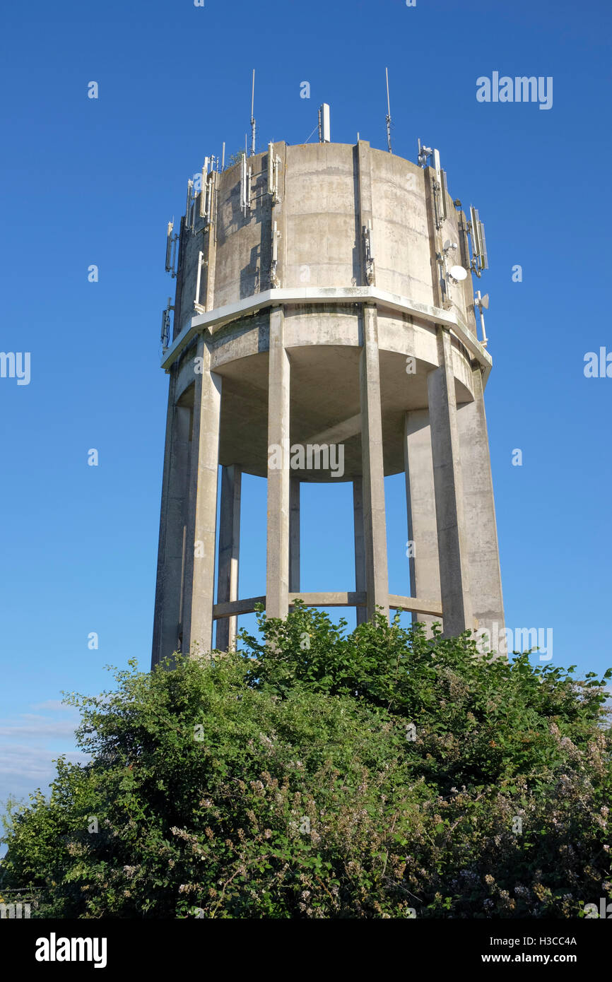 Concrete water tower hi-res stock photography and images - Alamy