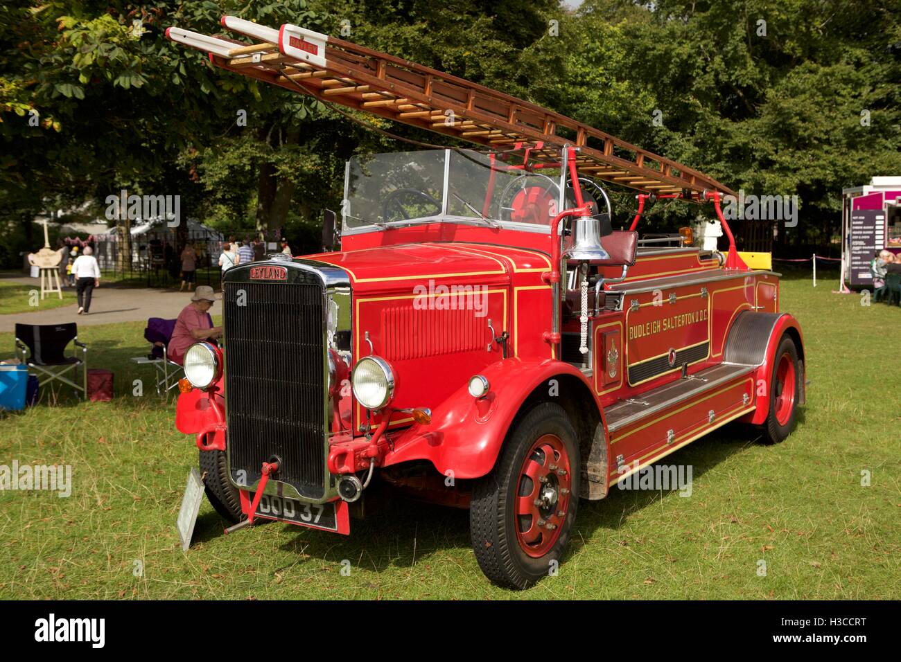 Leyland Cub Fire Engine (1939) Budleigh Salterton U.D.C Stock Photo - Alamy