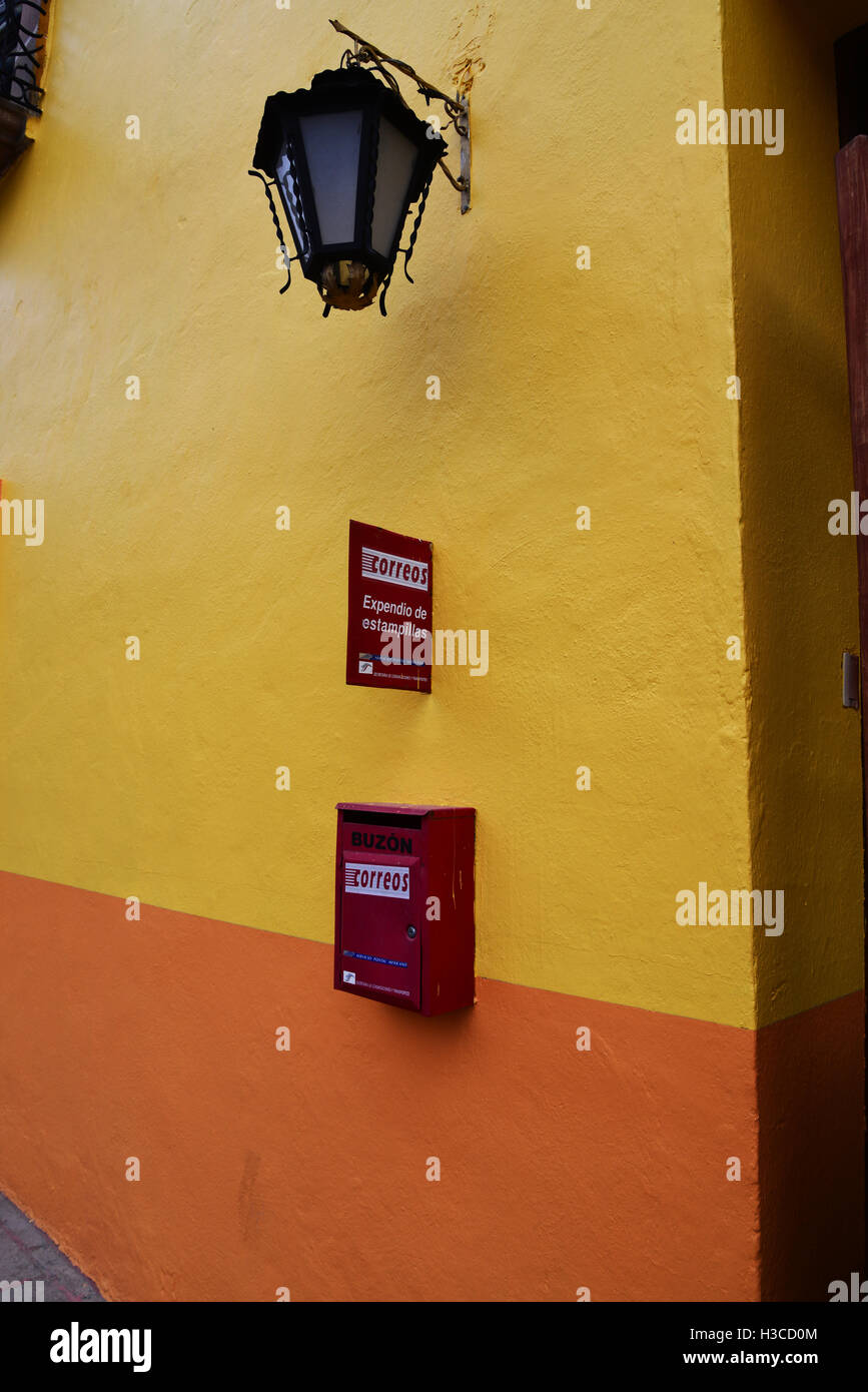 Mexico, Queretaro State, Jalpan, Correos, Post Box Stock Photo - Alamy