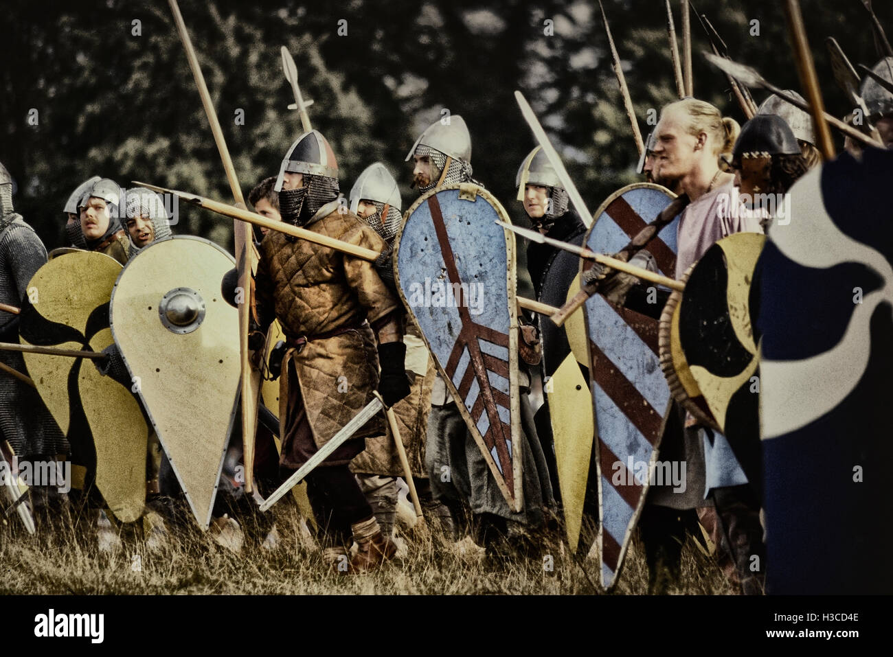 Historical re enactment soldier soldiers england uk military hi-res ...