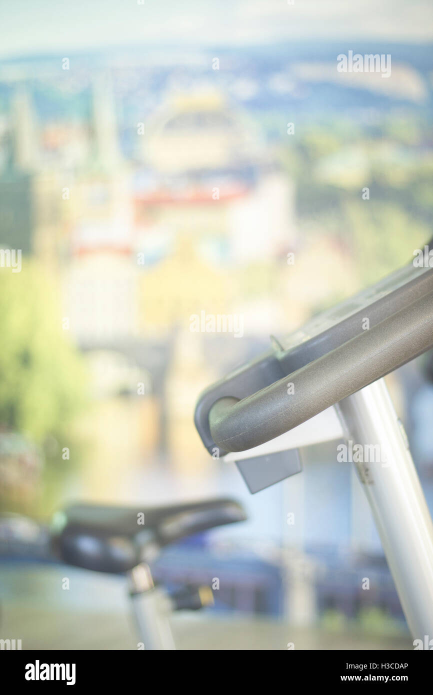 Gym bike exercise cycle machine for static indoor cycling in fitness ...