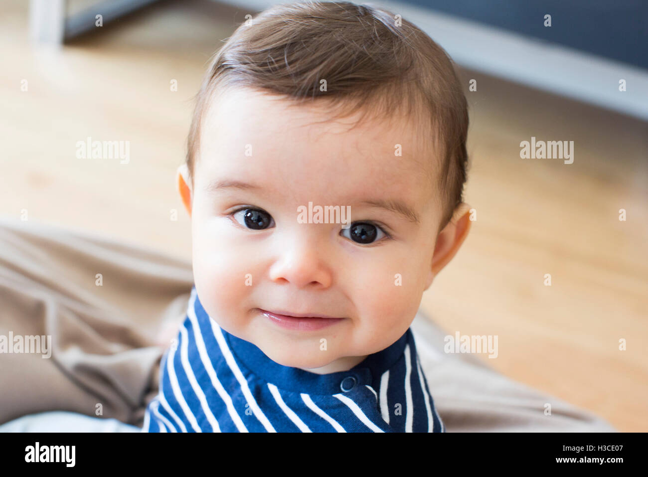 Baby smiling, portrait Stock Photo - Alamy