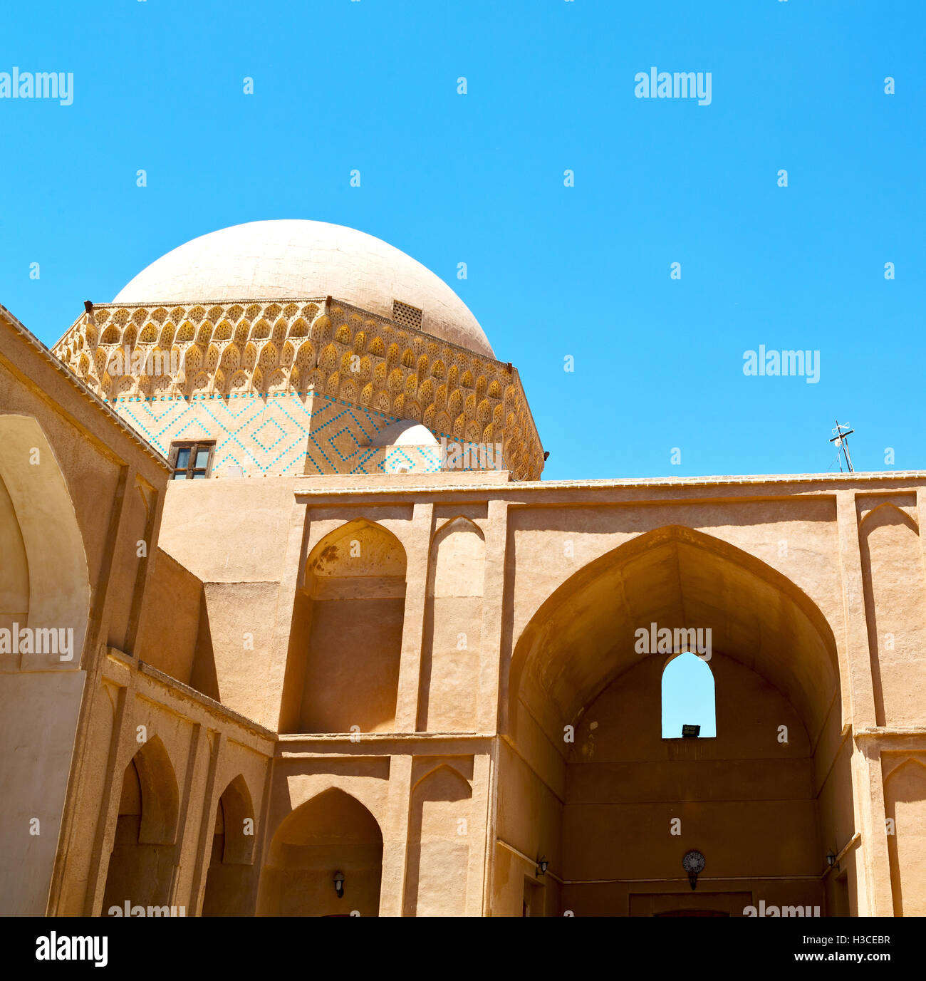 blur in iran the old contruction prison of alexander historic building ...