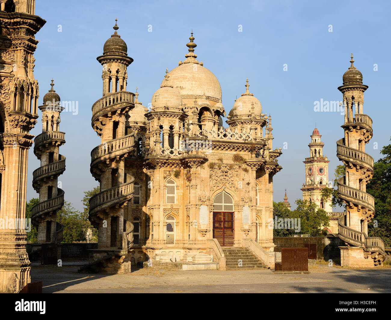 Mausoleum of the Wazir of Junagadh in Gujarat state in India Stock ...