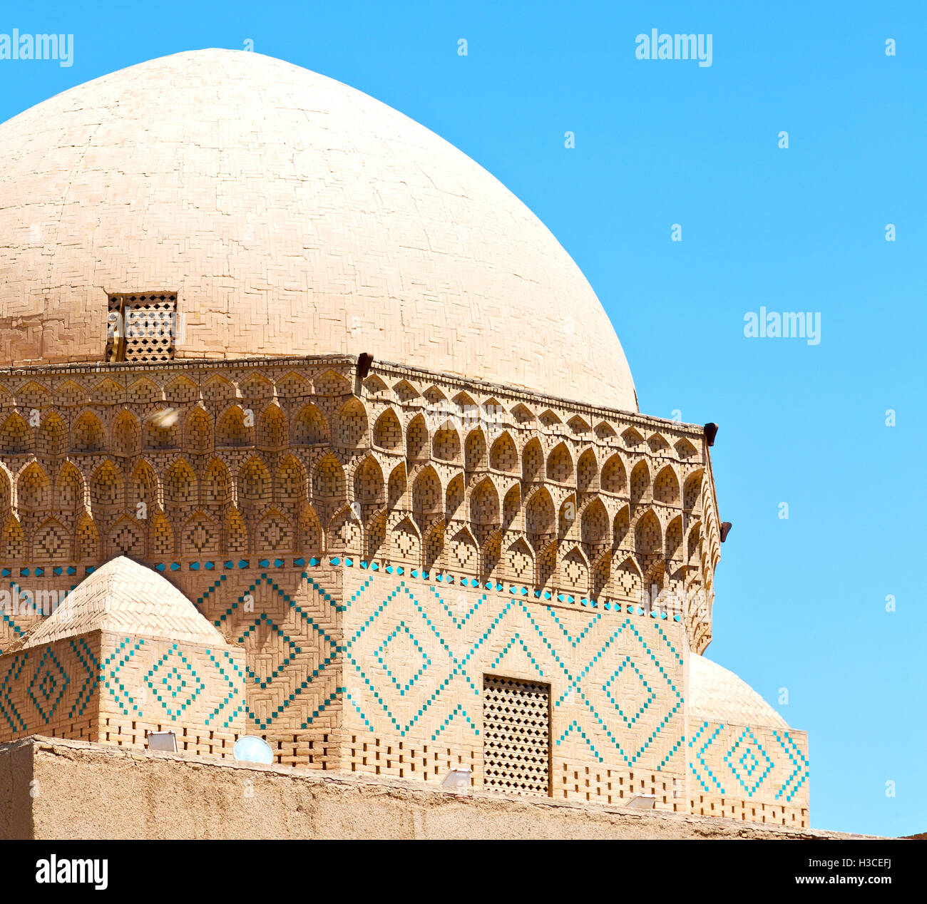 blur in iran the old contruction prison of alexander historic building ...