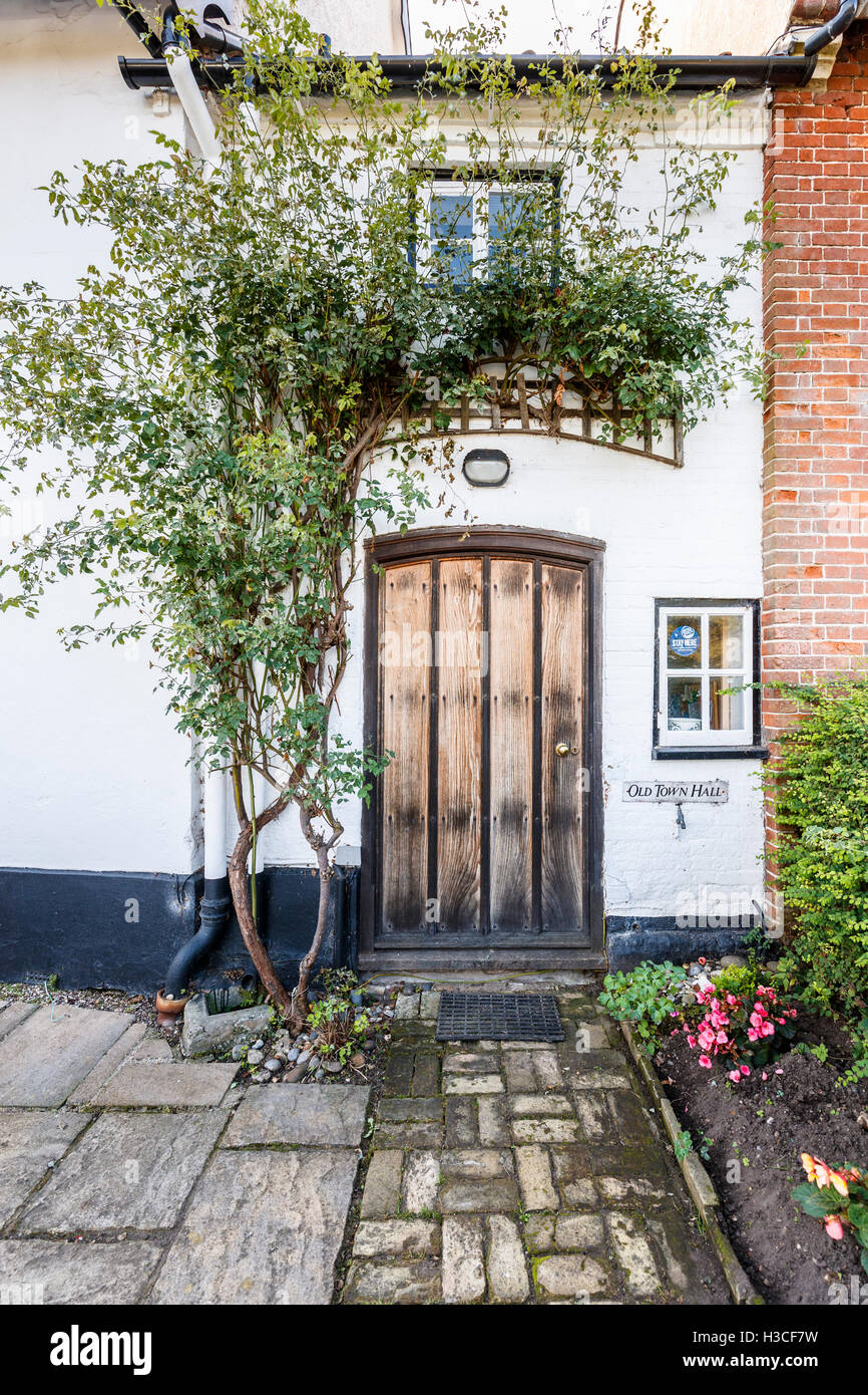 Local architecture: The Old Town Hall, a whitewashed cottage with a ...