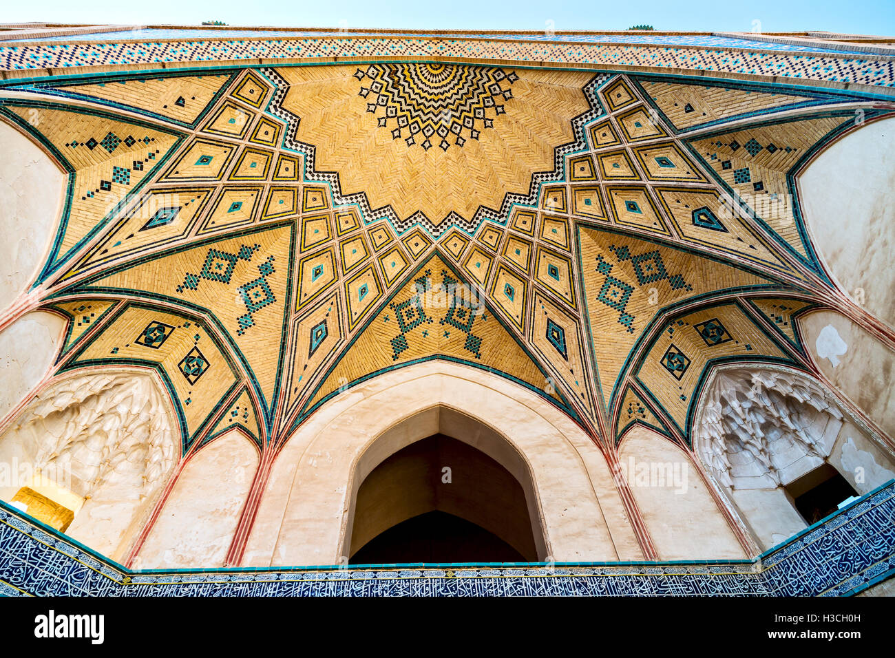 blur in iran abstract texture of the religion architecture mosque roof ...