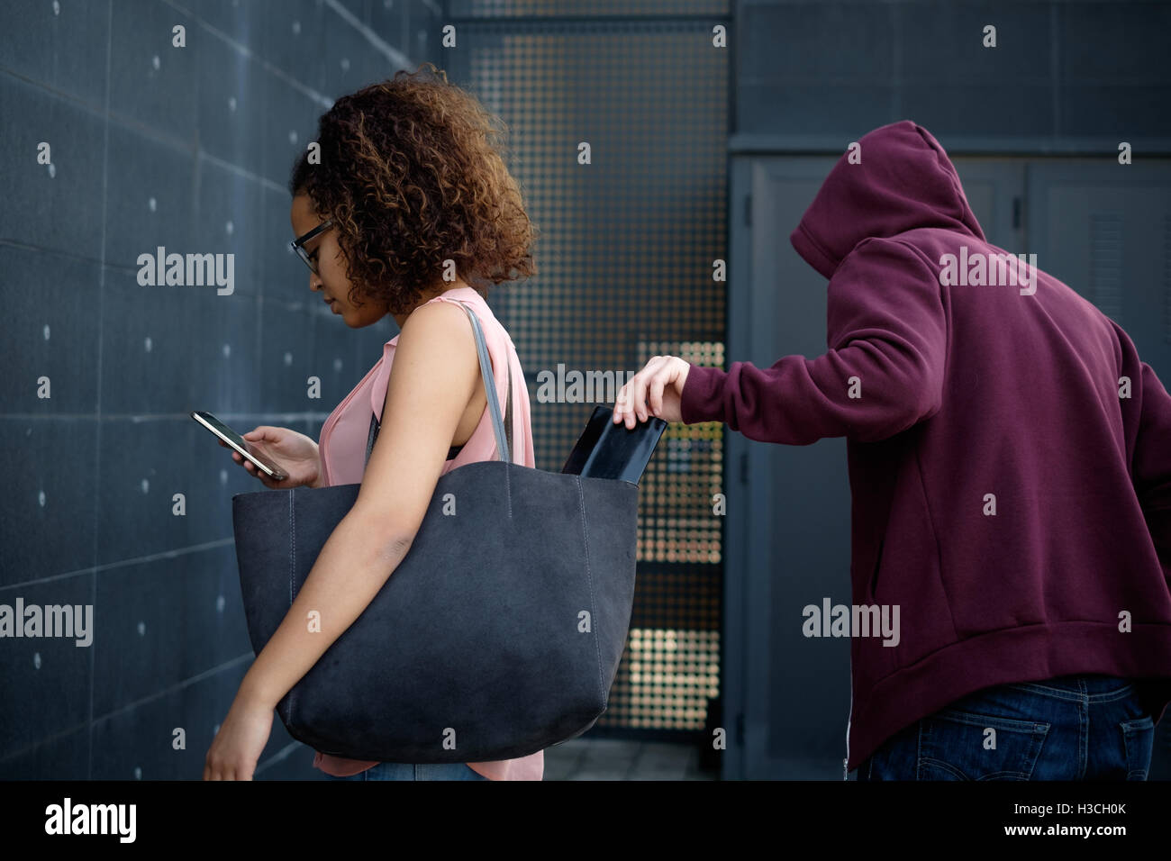 Stealing Purse Handbag High Resolution Stock Photography and Images - Alamy
